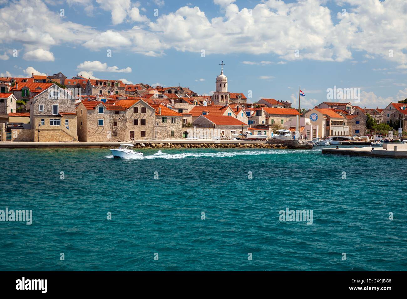 Prvic, Croatia, May 24th, 2024: Prvic is an island in Sibenik ...