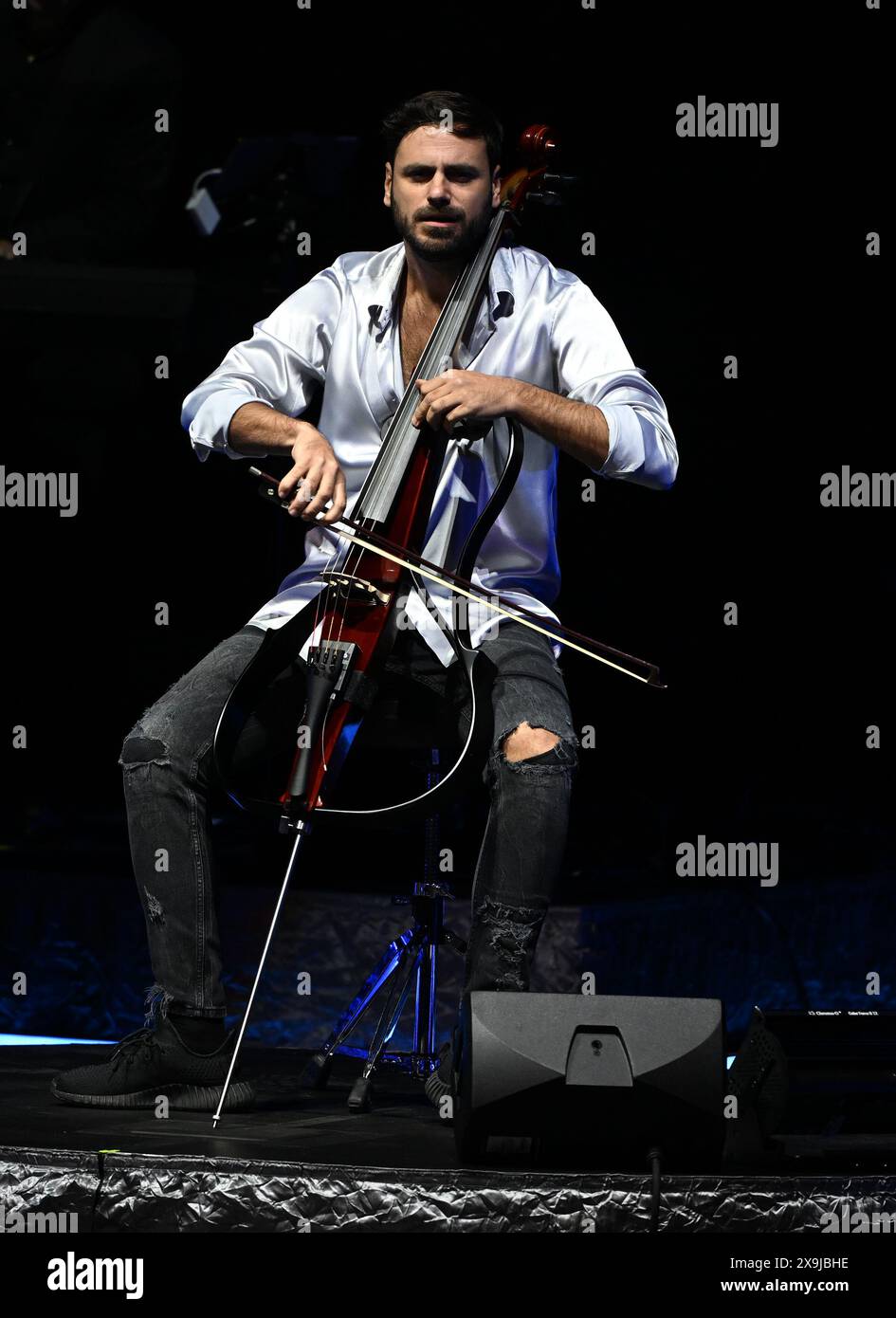 HOLLYWOOD FL - MAY 31: Hauser performs during Rebel With a Cello Tour ...