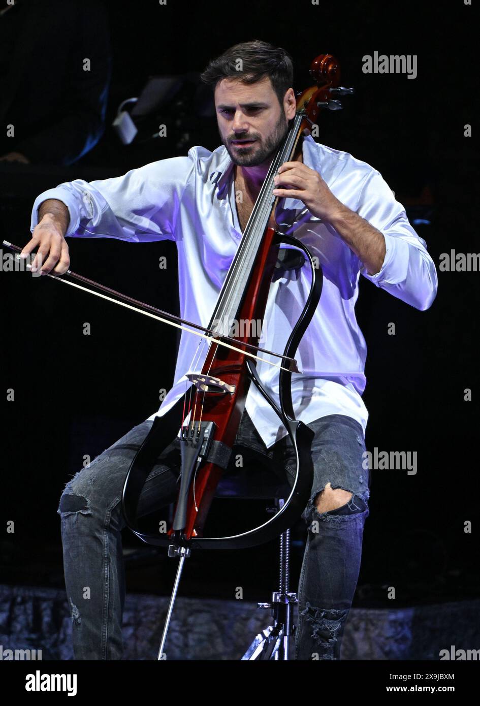 HOLLYWOOD FL - MAY 31: Hauser performs during Rebel With a Cello Tour ...
