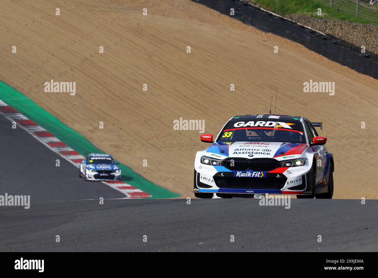 Adam Morgan - Team BMW - driving BMW 330e M Sport number 33 in the 2024 ...