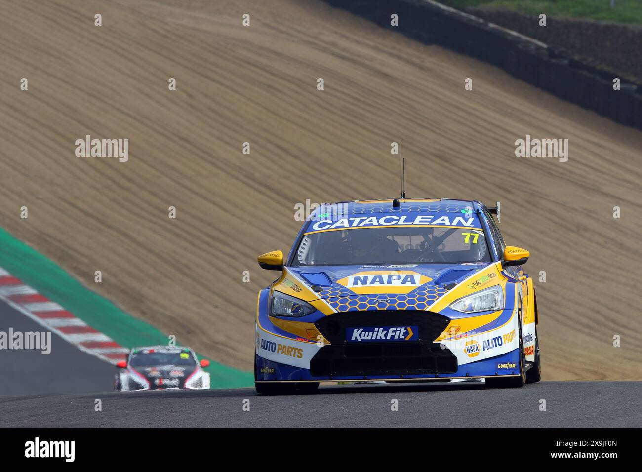 Sam Osbourne - Napa Racing UK - driving Ford Focus ST number 77 in the ...
