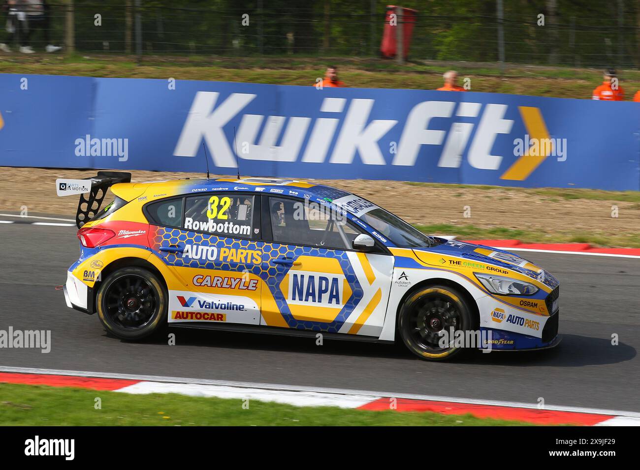 Daniel Rowbottom - Napa Racing UK - driving Ford Focus ST number 32 in ...