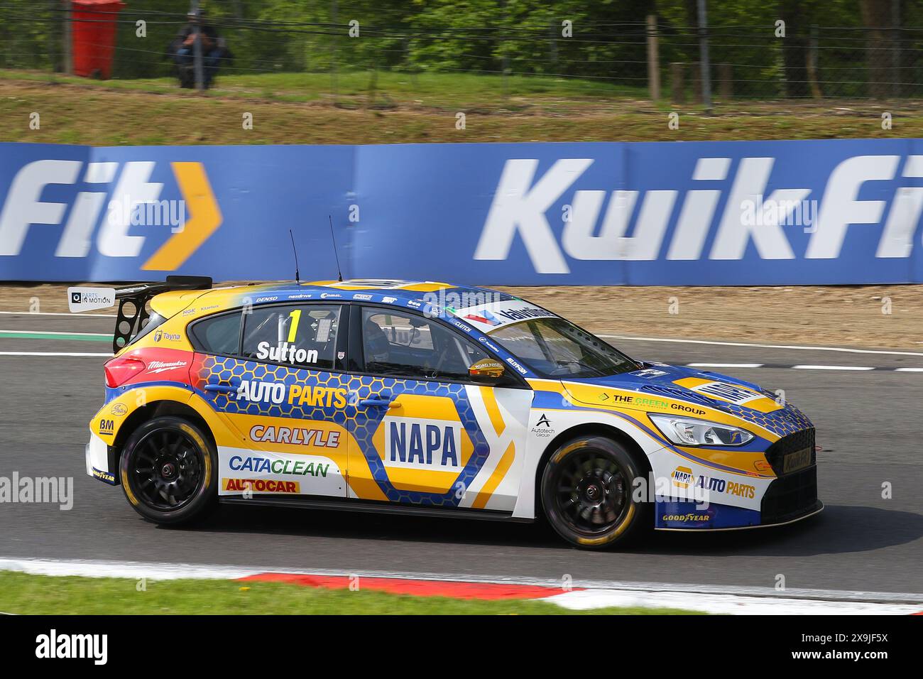 Ashley Sutton - Napa Racing UK - driving Ford Focus ST number 1 in the ...