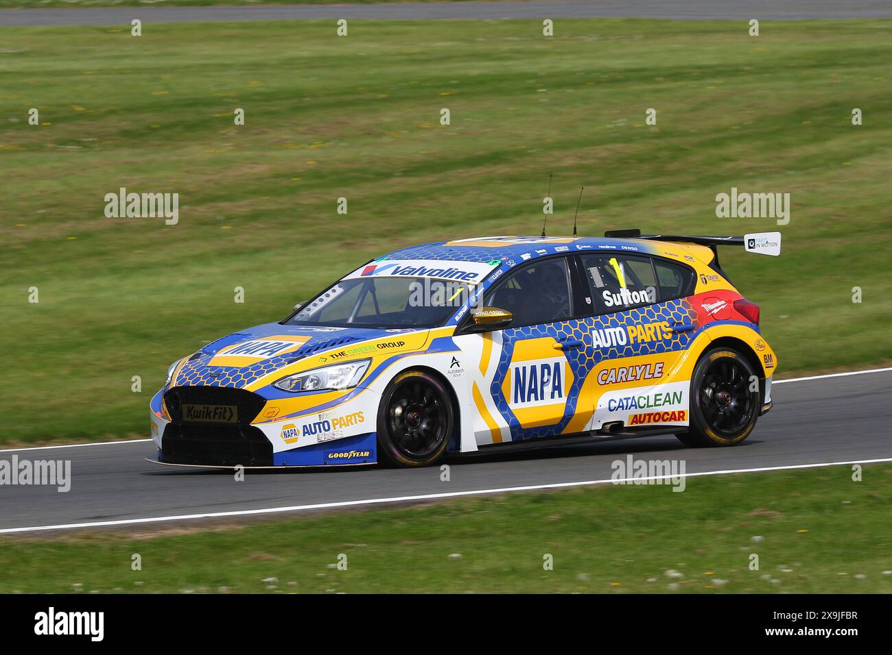 Ashley Sutton - Napa Racing UK - driving Ford Focus ST number 1 in the ...