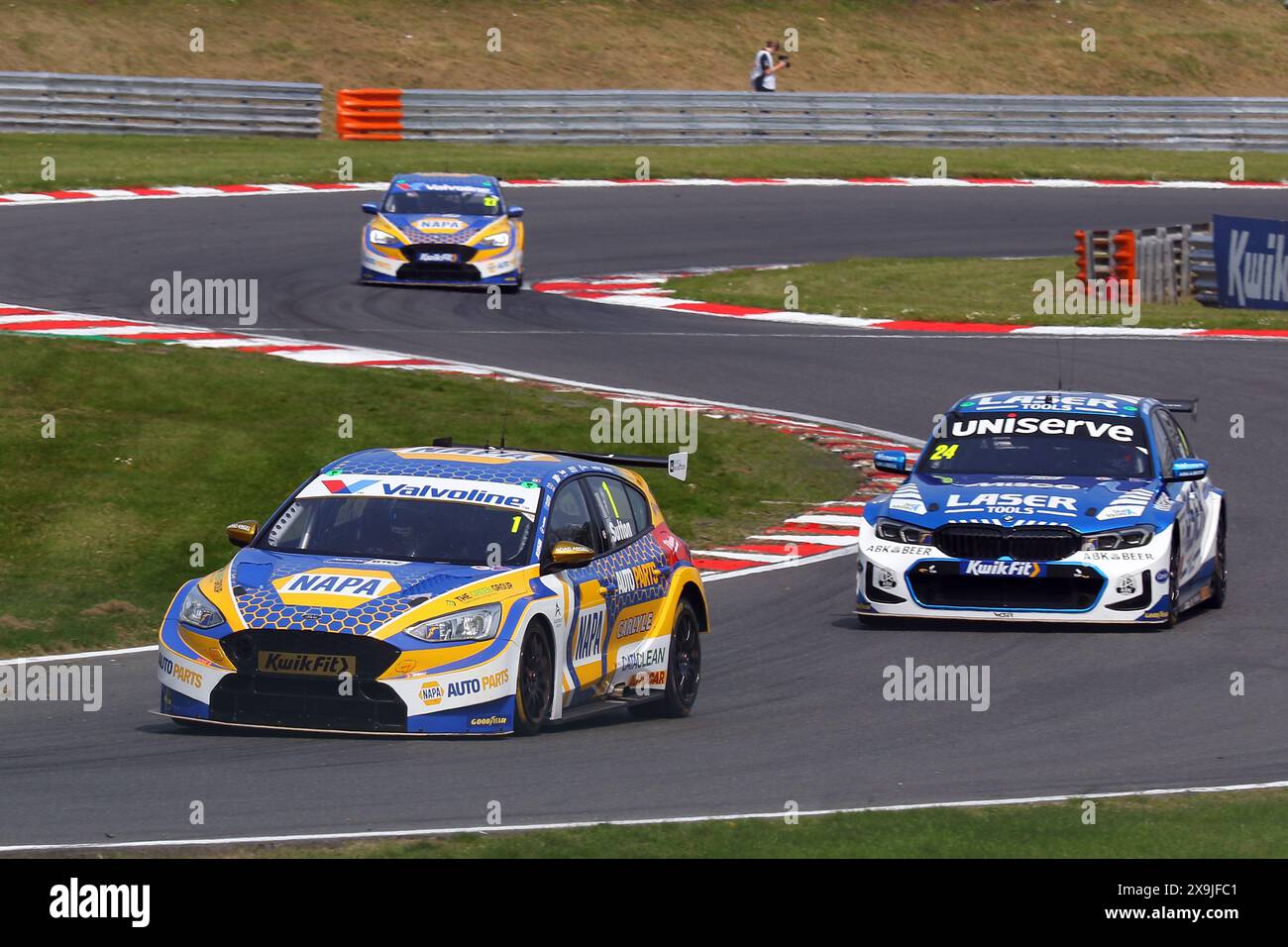 Ashley Sutton - Napa Racing UK - driving Ford Focus ST number 1 in the ...