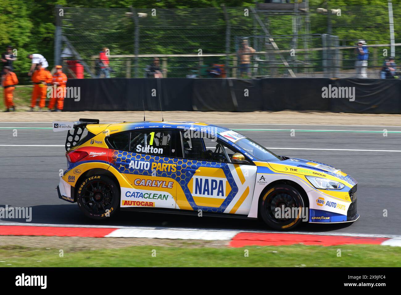 Ashley Sutton - Napa Racing UK - driving Ford Focus ST number 1 in the ...