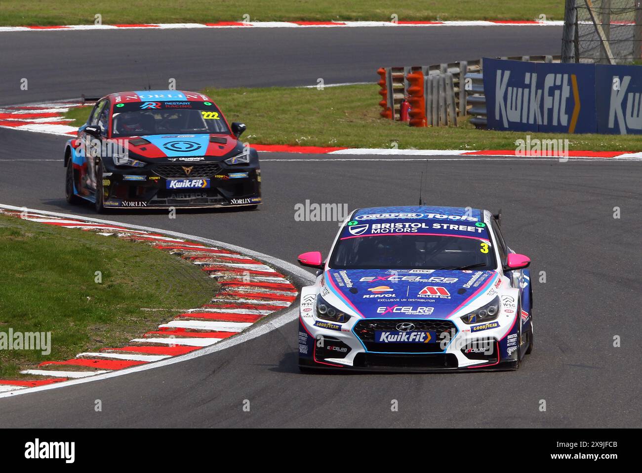Tom Chilton - Team Bristol Street Motors - driving Hyundai i30N number ...