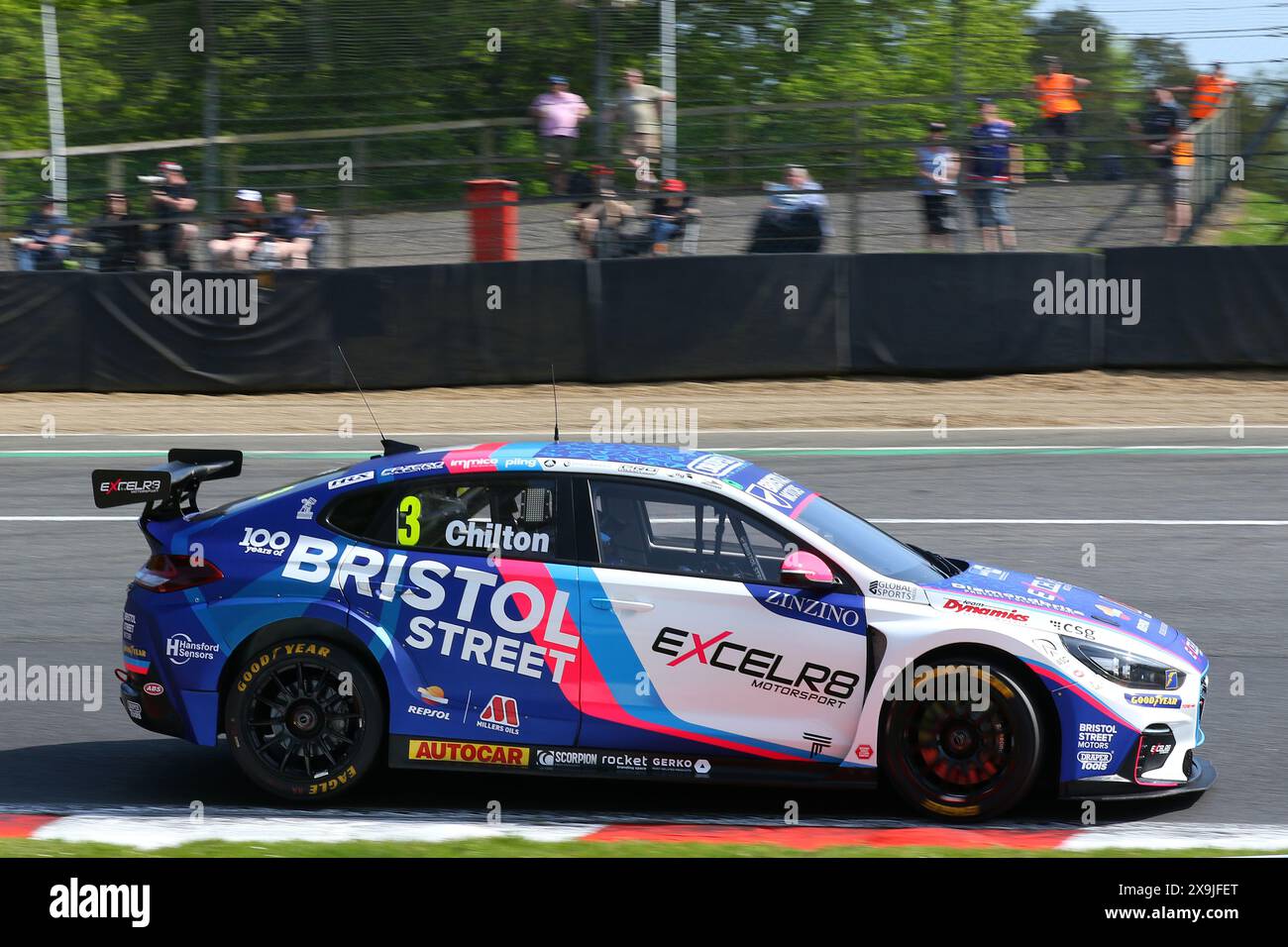 Tom Chilton - Team Bristol Street Motors - driving Hyundai i30N number ...