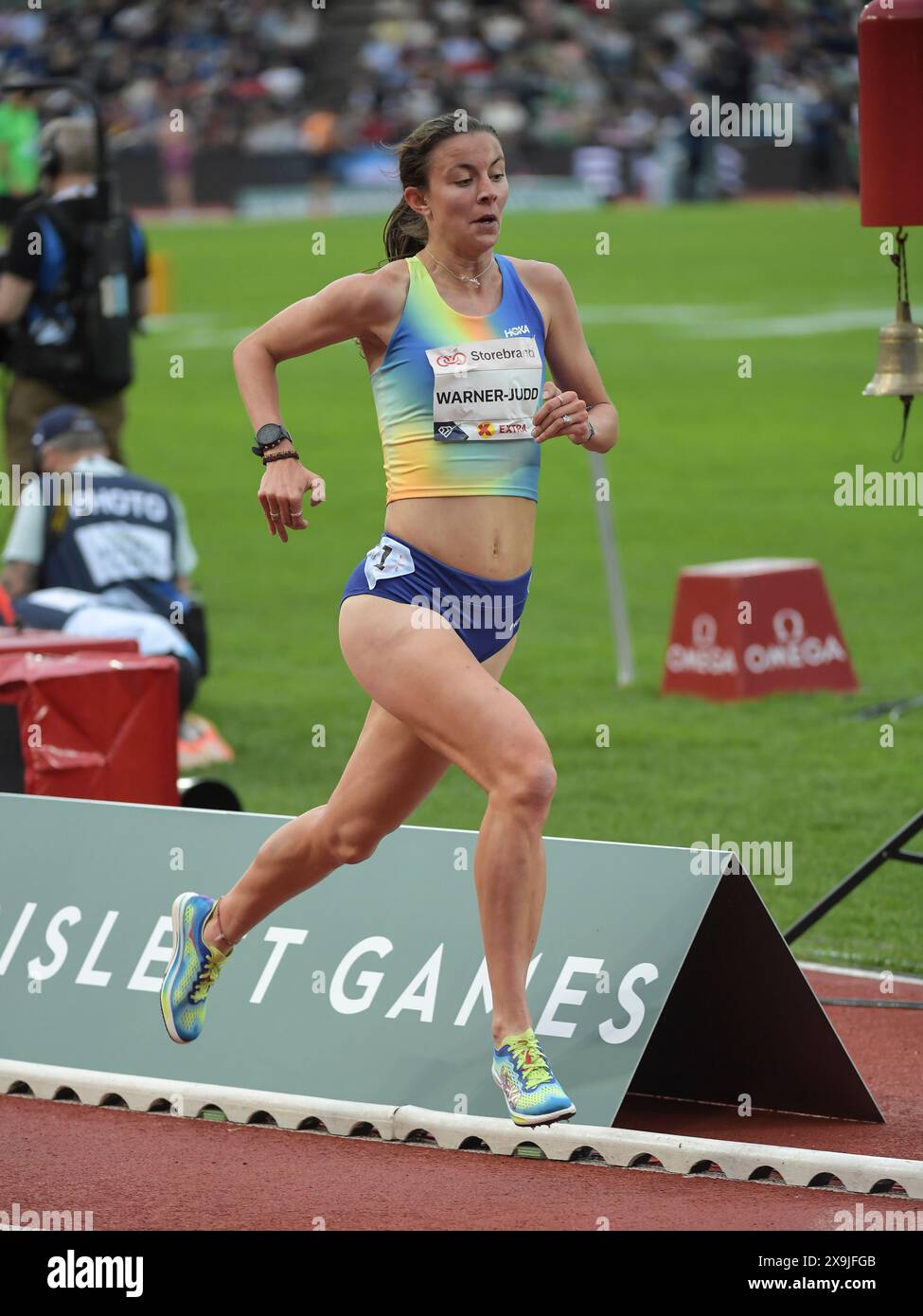 Jessica Warner-Judd of Great Britain competing in the women’s 3000m at ...