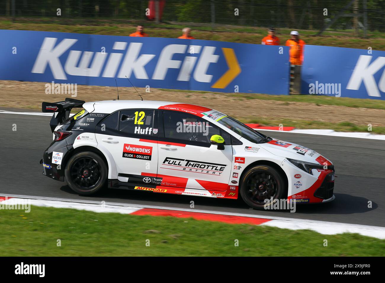 Rob Huff - Toyota Gazoo Racing UK - driving Toyota Corolla GR Sport number 12 in the 2024 Kwik ...