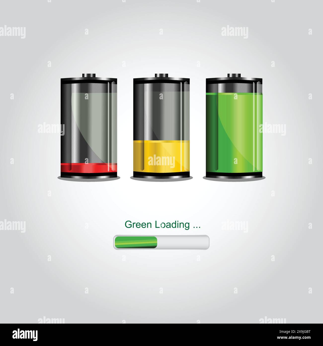 green energy battery Stock Vector Image & Art - Alamy