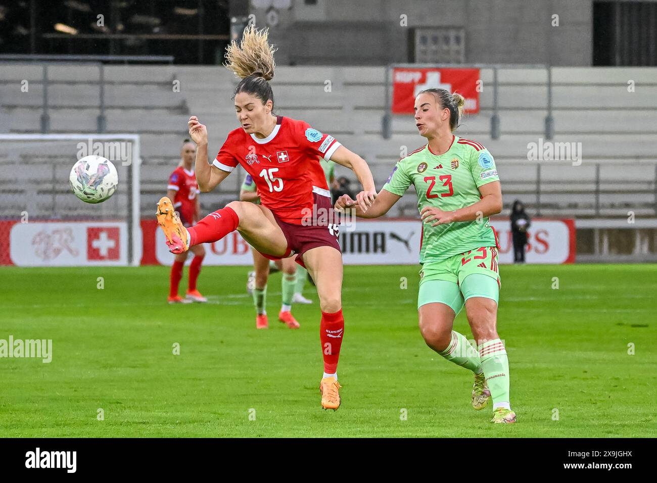Luana Buehler (Schweiz, #15), Luca Papp (Ungarn, #23) SUI, Schweiz ...