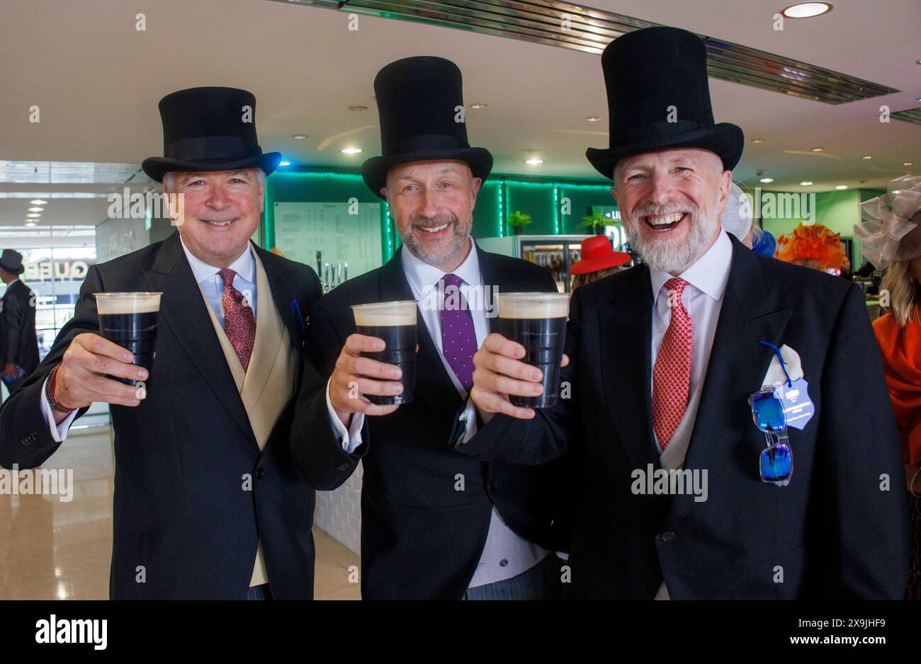 Epsom, UK. 1st June, 2024. Racegoers enjoying the festival on Derby Day ...