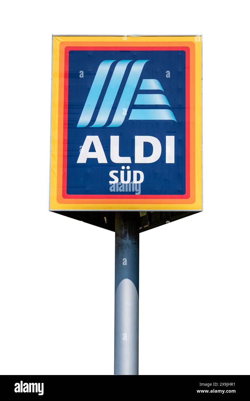 Aldi supermarkt logo zeichen hi-res stock photography and images - Alamy