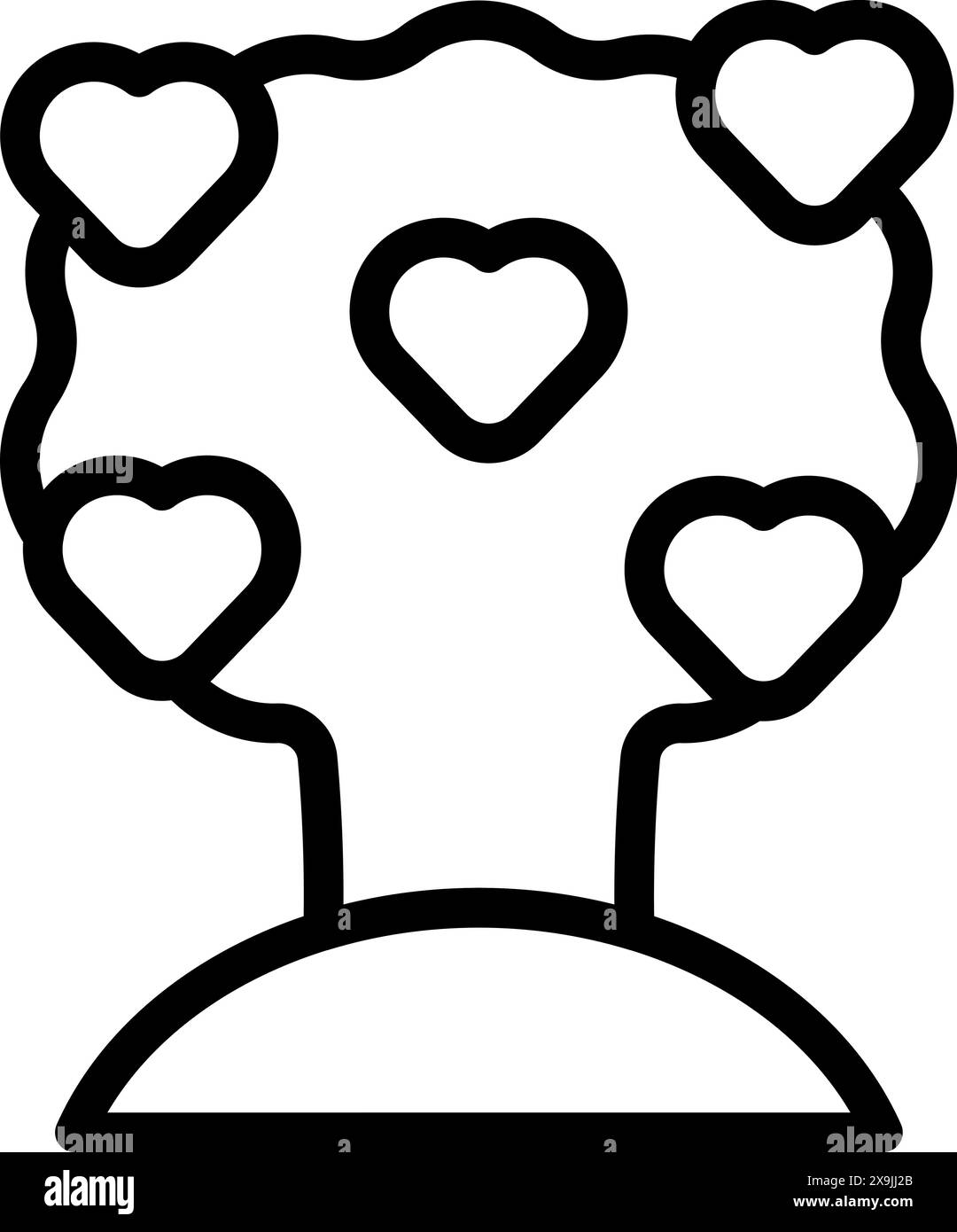 Symbols minimalistic heart Black and White Stock Photos & Images - Alamy