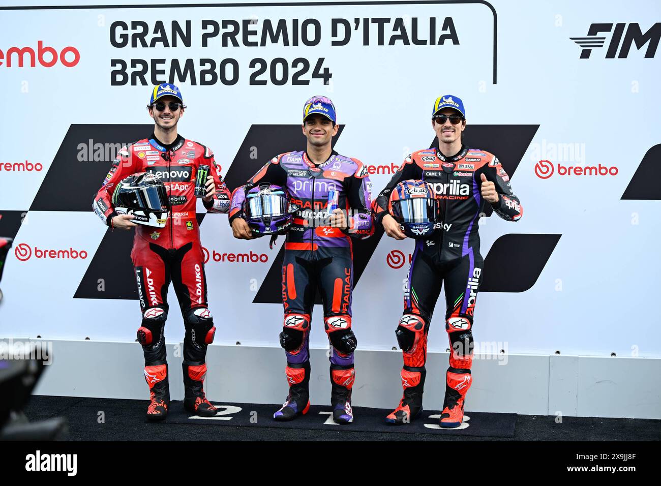 Qualifying for MotoGP Brembo Grand Prix of Italy at Mugello Circuit ...