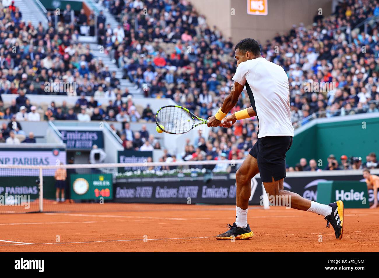 2024.06.01 Paryz Tenis French Open Roland Garros 2024 Ben Shelton - Felix Auger-Aliassime N/Z ...