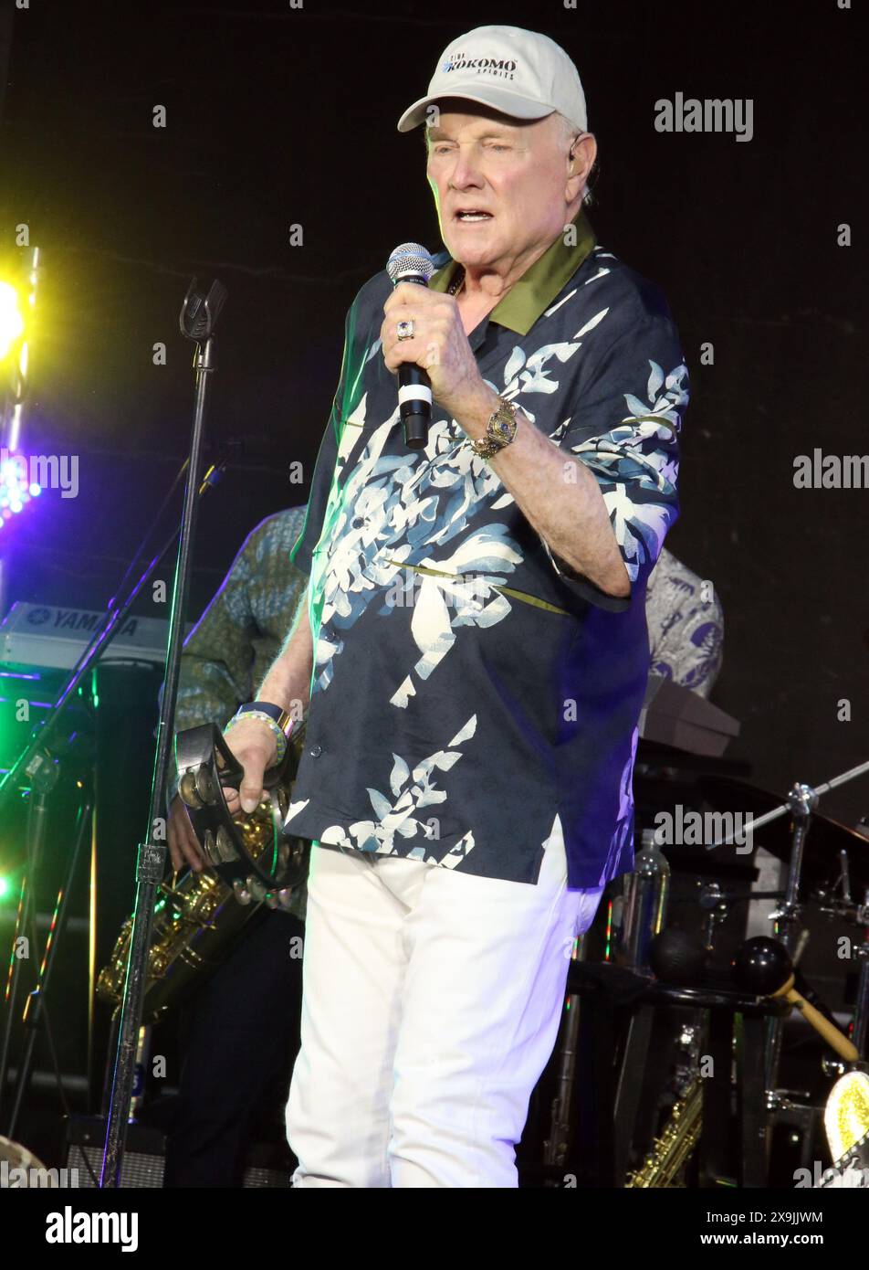 NEW YORK, NY- MAY 31: Mike Love pictured as The Beach Boys perform on ...