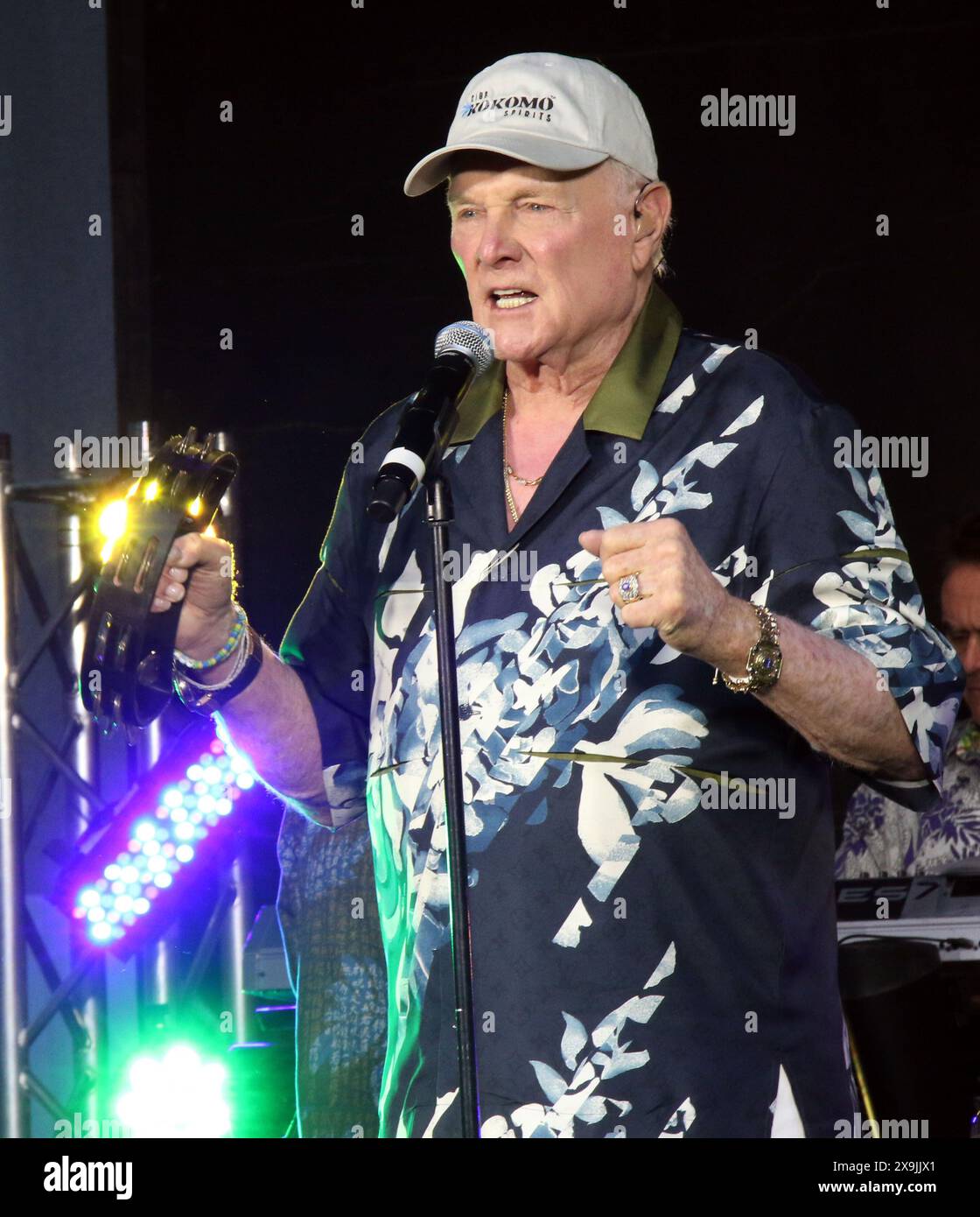 NEW YORK, NY- MAY 31: Mike Love pictured as The Beach Boys perform on ...
