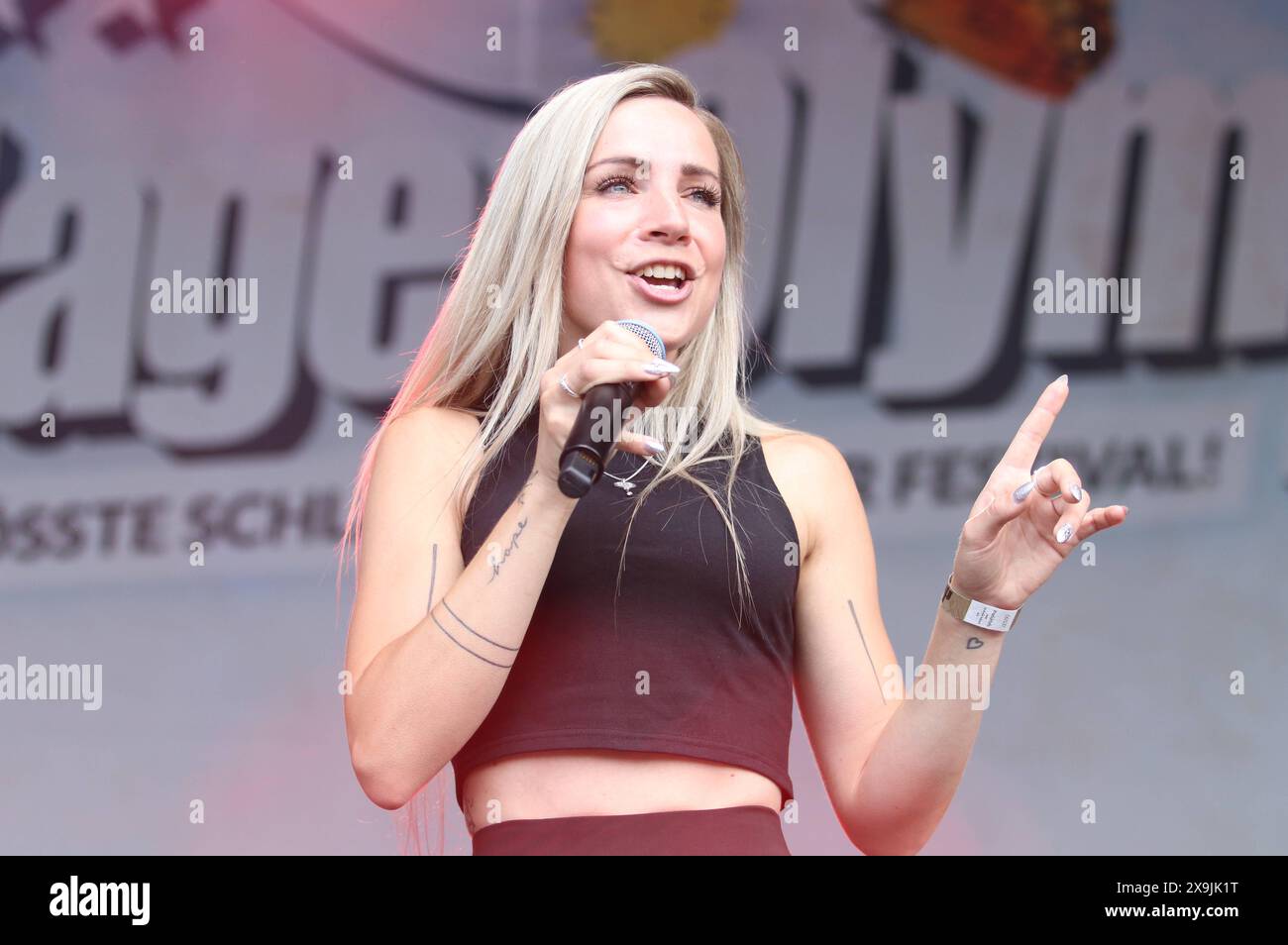Sängerin Sophia Venus SchlagerOlymp 2024 am 01.06.2024 Zentraler ...