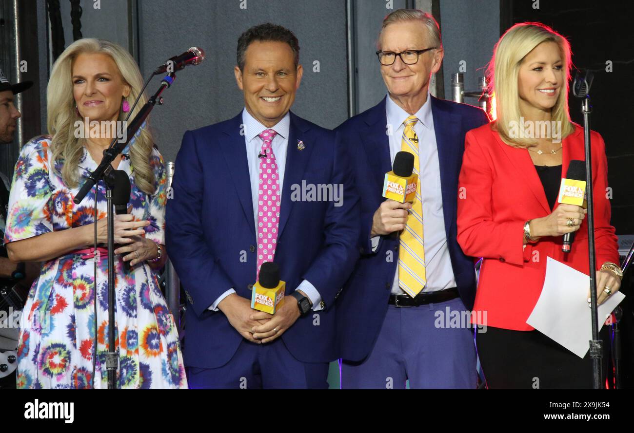 New York, NY, USA. 31st May, 2024. Janice Dean, Brian Kilmeade, Steve ...