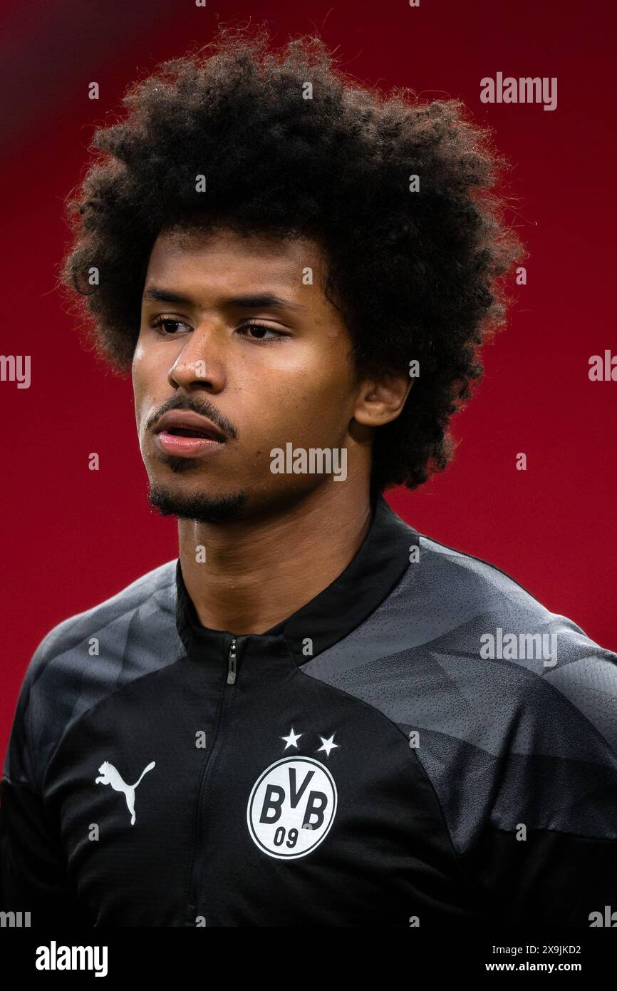 London, United Kingdom. 31 May 2024. Karim Adeyemi of Borussia Dortmund ...