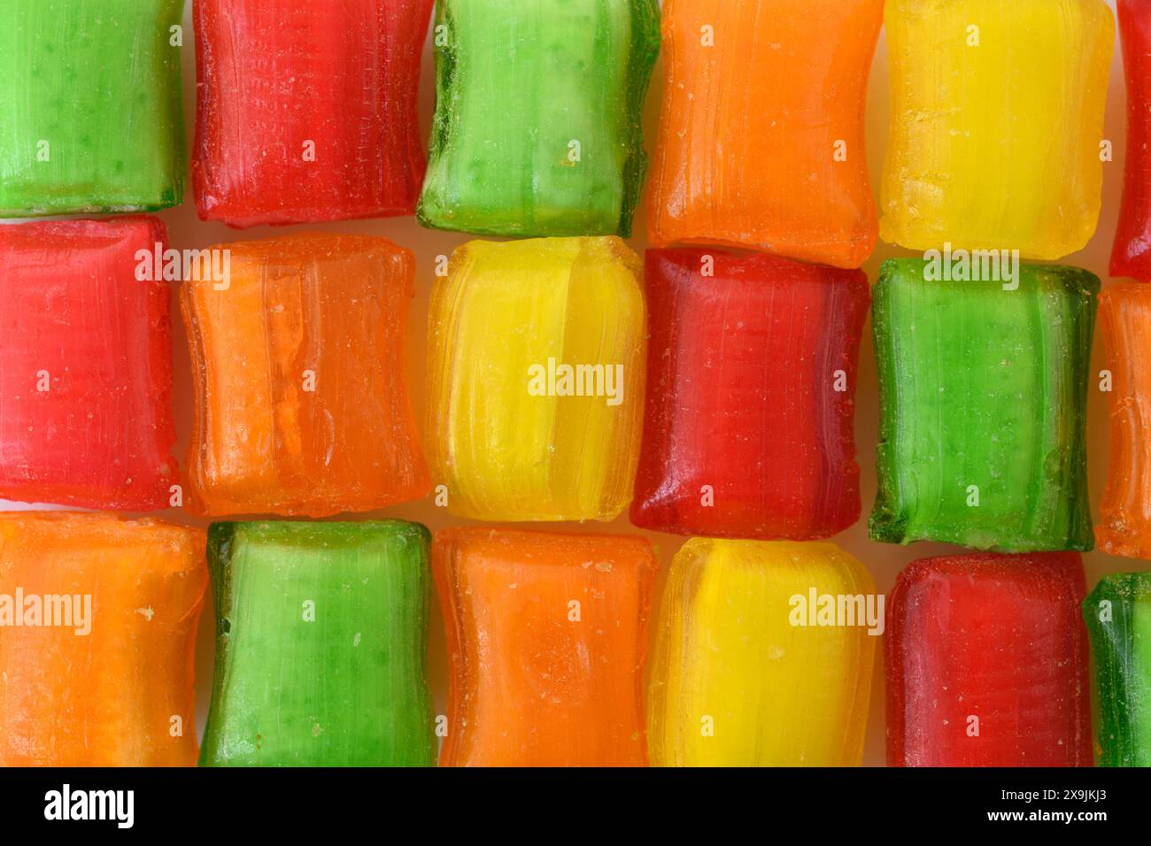 Sugar free fruit flavour sweets Stock Photo - Alamy