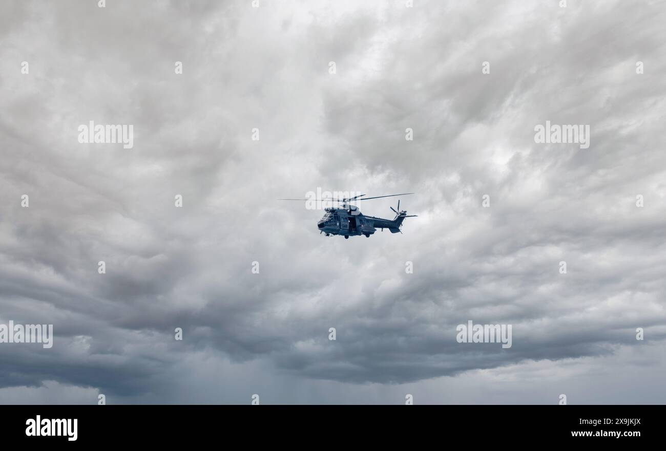 Spanish Air Force AS.332 Puma military combat search and rescue ...