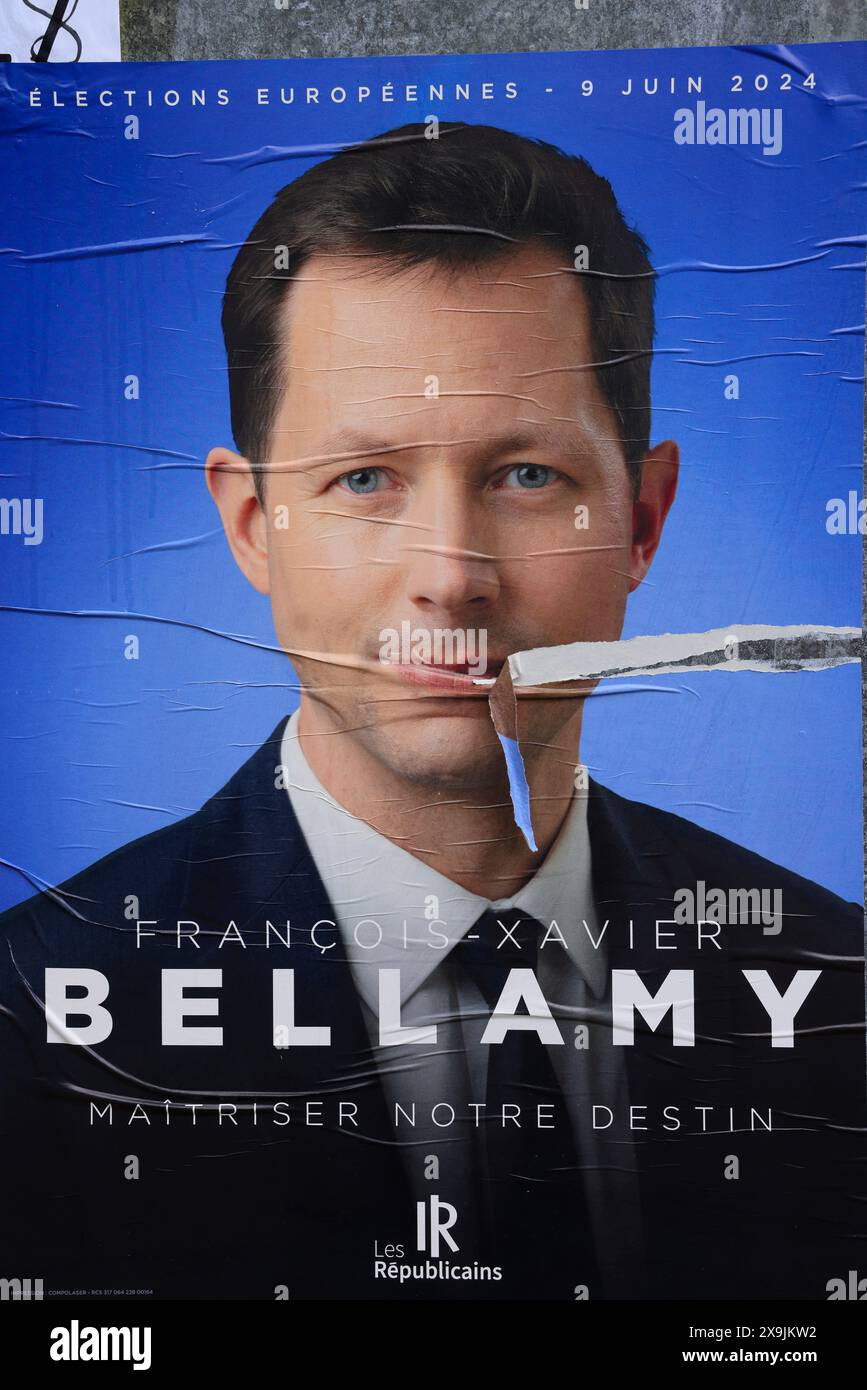 2024 election posters for the election of french deputies hi-res stock ...