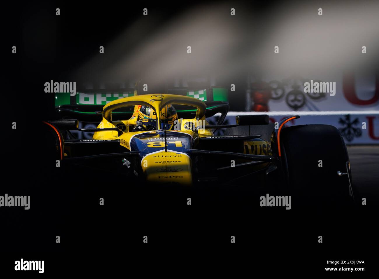 Montecarlo, Monaco. 26 May, 2024. Oscar Piastri of Australia driving ...