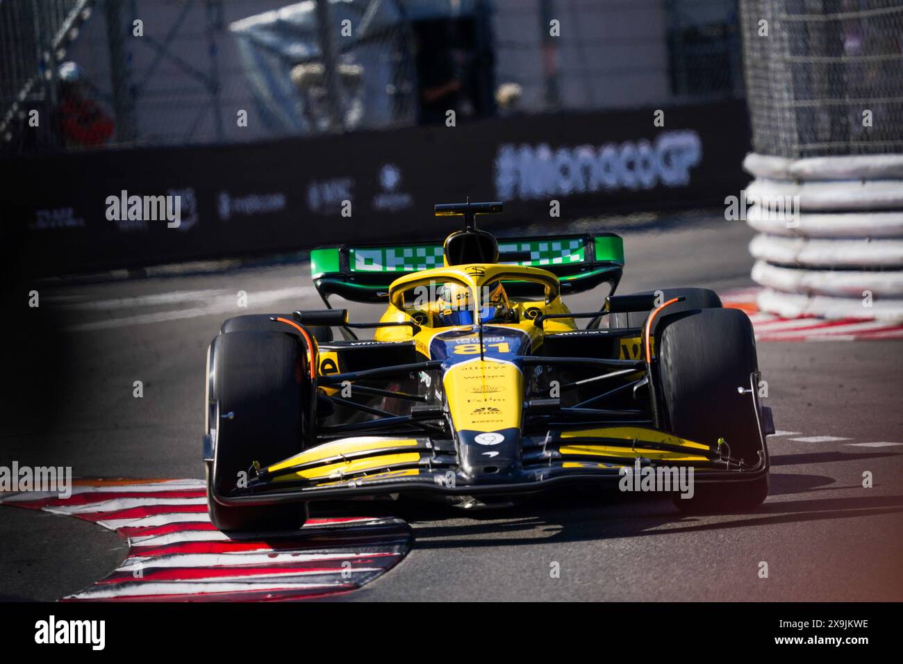 Montecarlo, Monaco. 26 May, 2024. Oscar Piastri of Australia driving ...