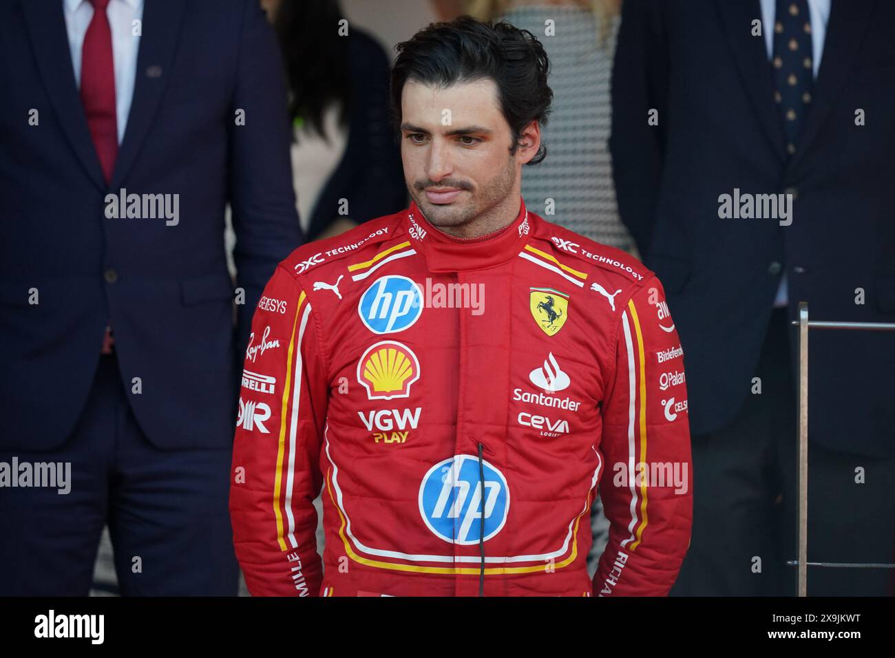 Montecarlo, Monaco. 26 May, 2024. Carlos Sainz Jr. of Spain driving the ...