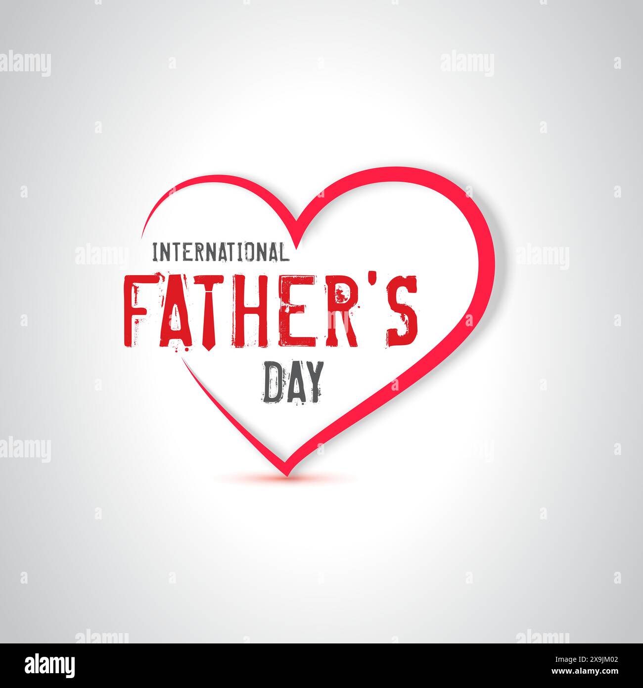 Father's Day creative typography logo lettering symbol of love care ...