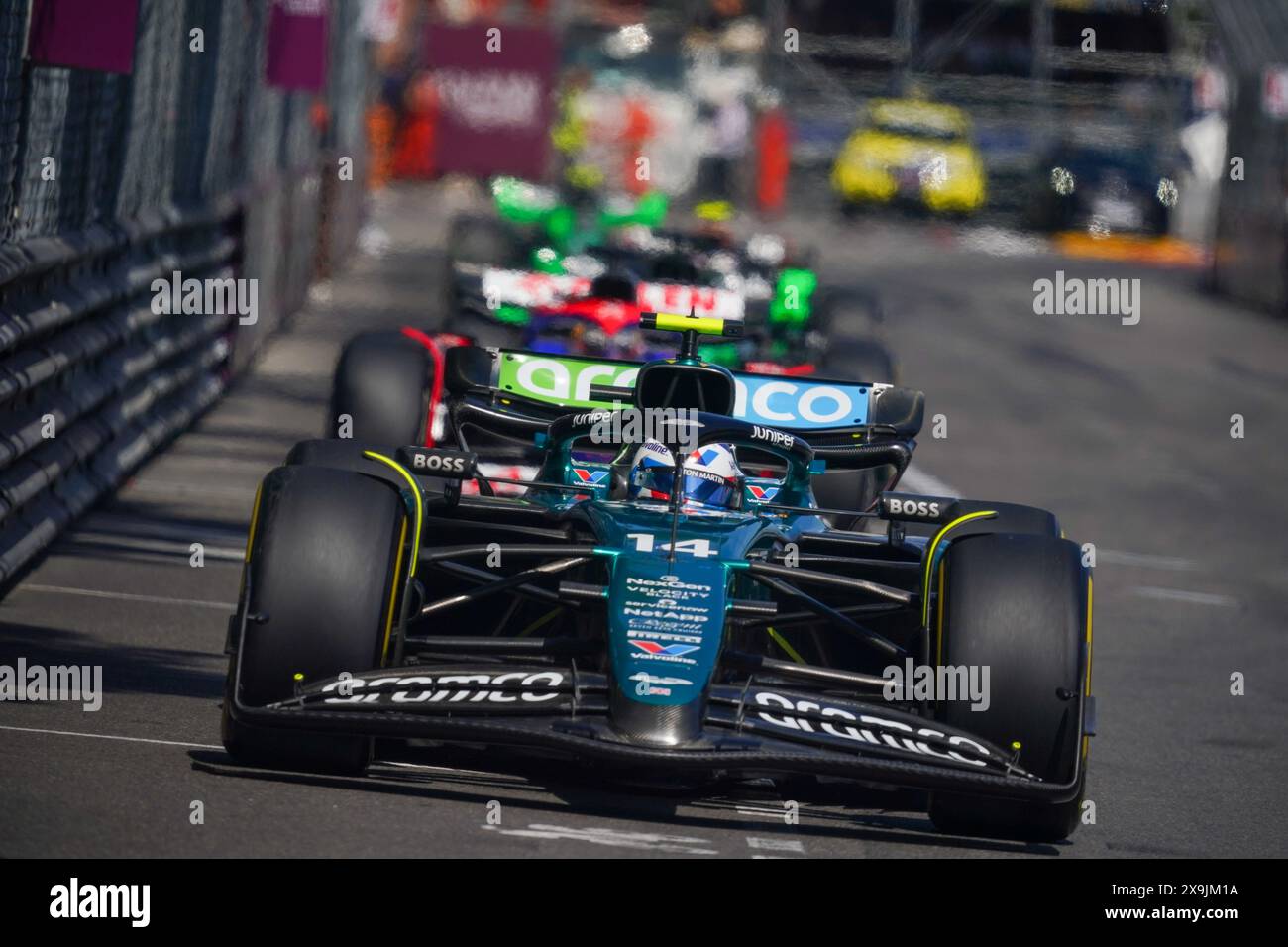 Montecarlo, Monaco. 26 May, 2024. Fernando Alonso of Spain driving the ...