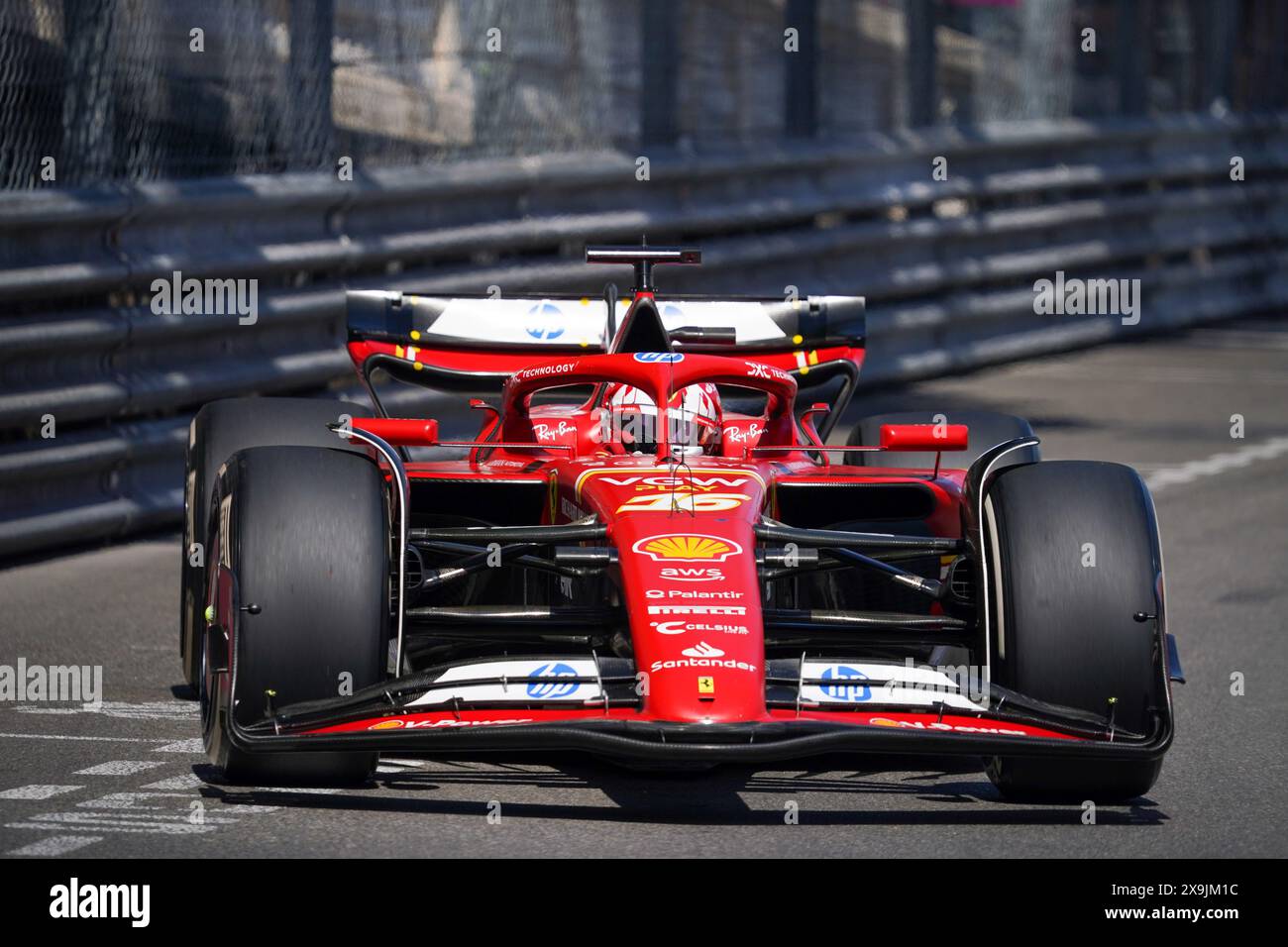 Montecarlo, Monaco. 26 May, 2024. Charles Leclerc of Monaco driving the ...