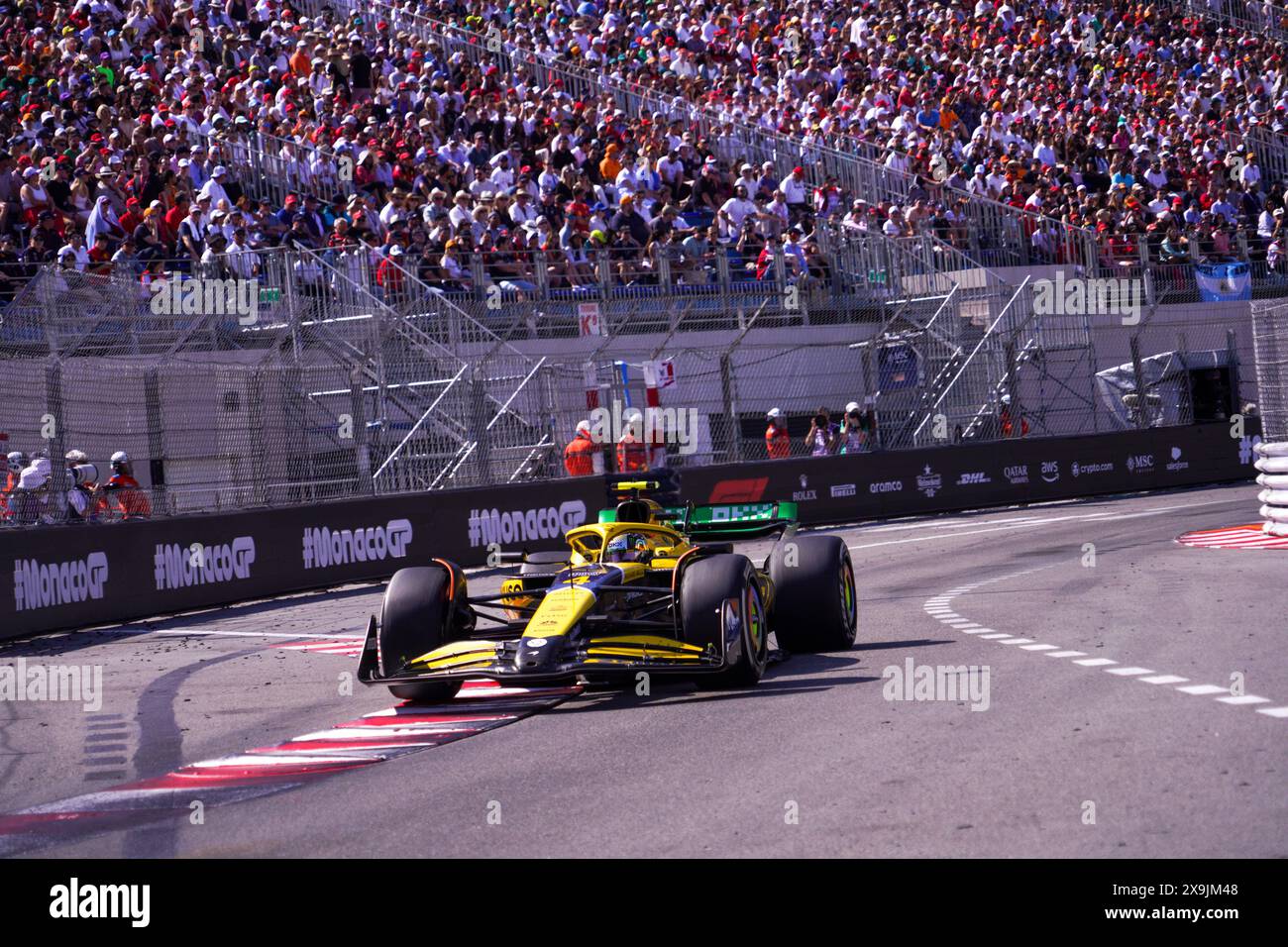 Montecarlo, Monaco. 26 May, 2024. Lando Norris of Uk driving the (4 ...