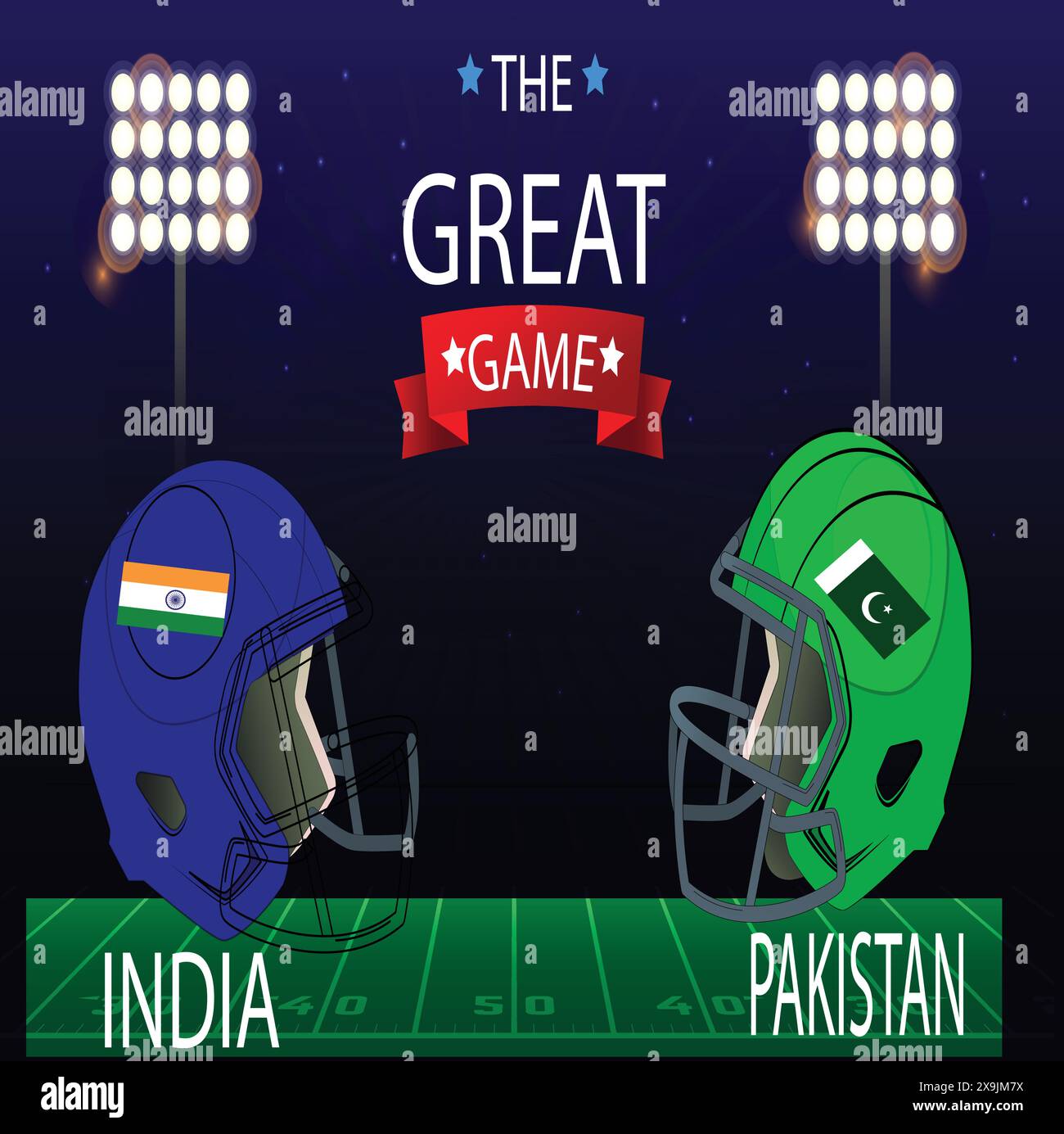 Indian flag cricket stadium hi-res stock photography and images - Alamy