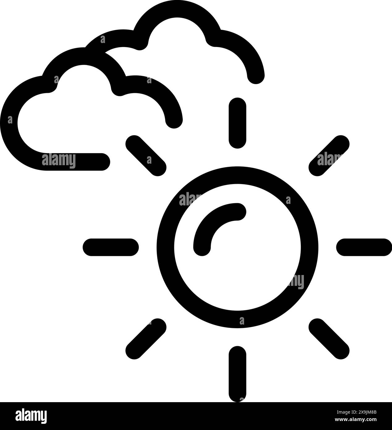 Sunny changeable climate Stock Vector Images - Alamy