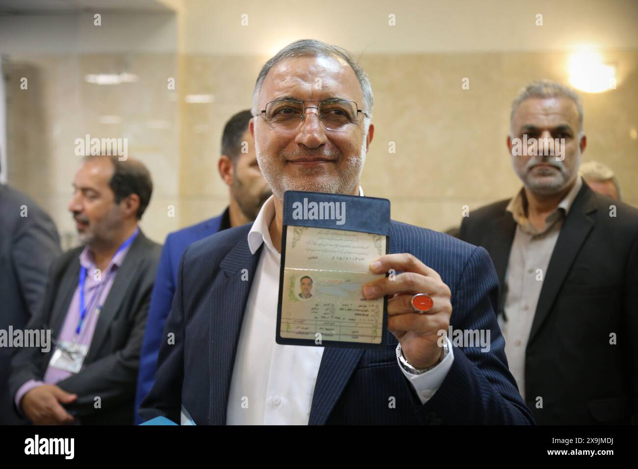 June 1, 2024, Tehran, Iran: The mayor of Tehran, ALIREZA ZAKANI (C ...