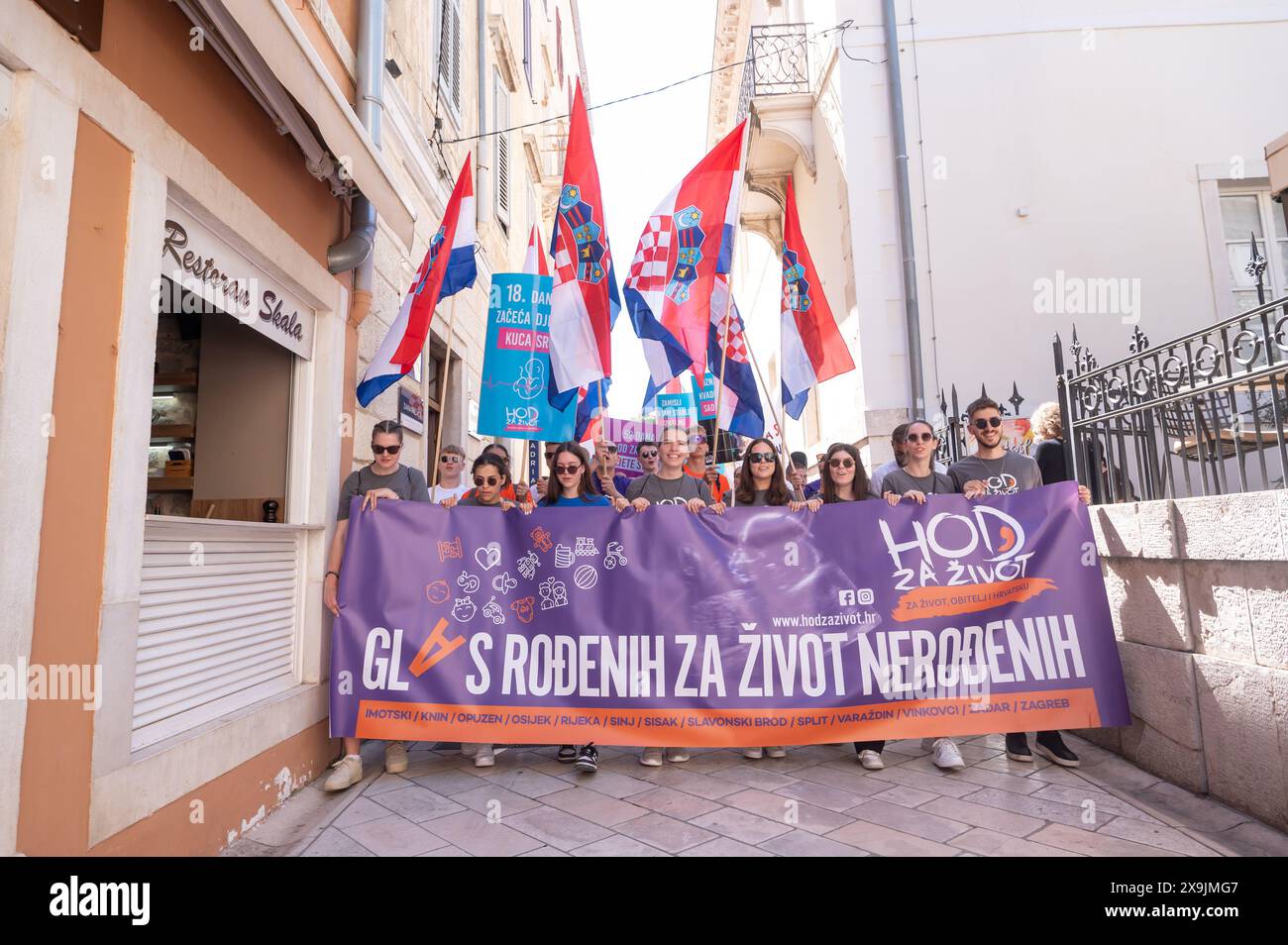 The fourth Walk for Life started on June 1, 2024 in Zadar, Croatia. The ...