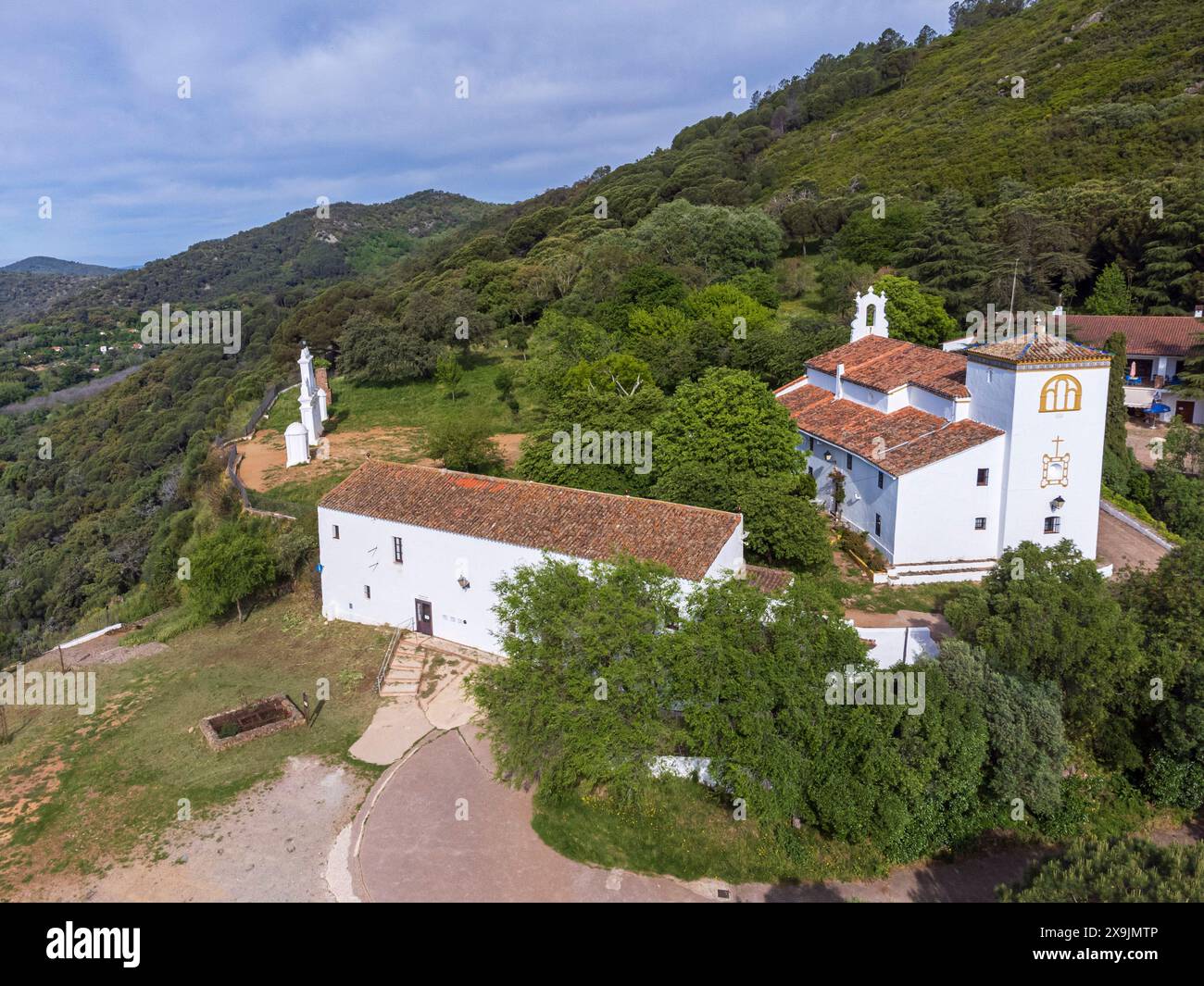 Peña de Arias Montano, Alájar, Huelva, Andalusia, Spain Stock Photo - Alamy