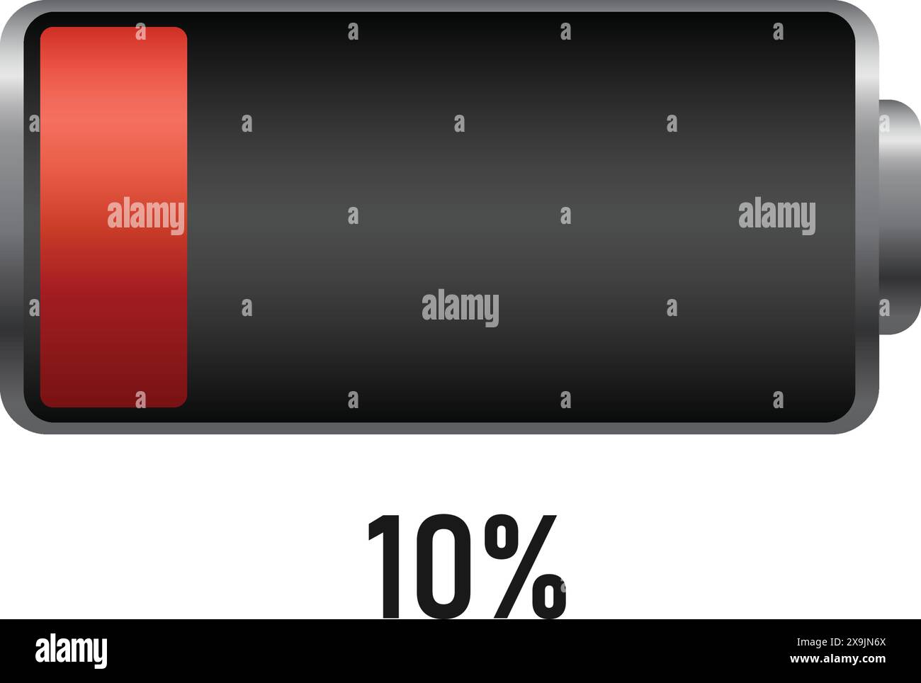 Alkaline battery icon in flat style. Accumulator vector illustration on ...