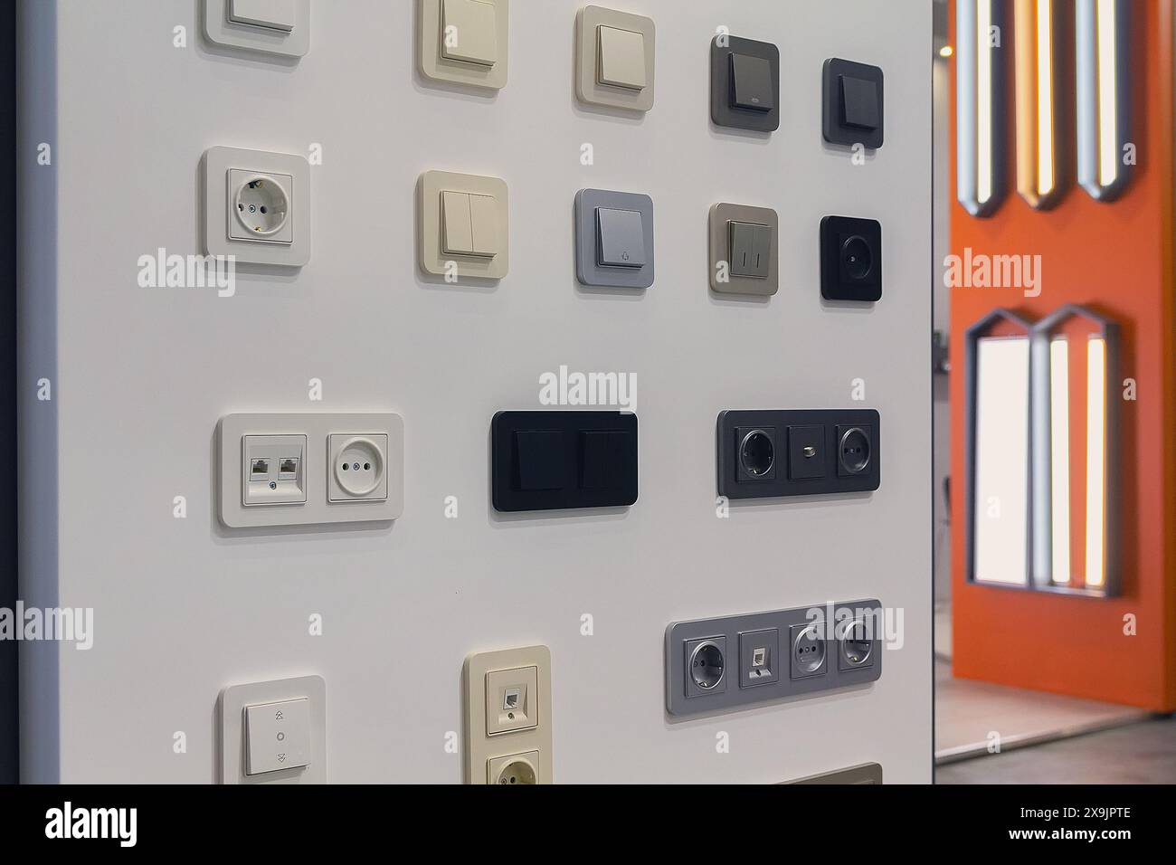 Electrical household sockets switches hi-res stock photography and ...