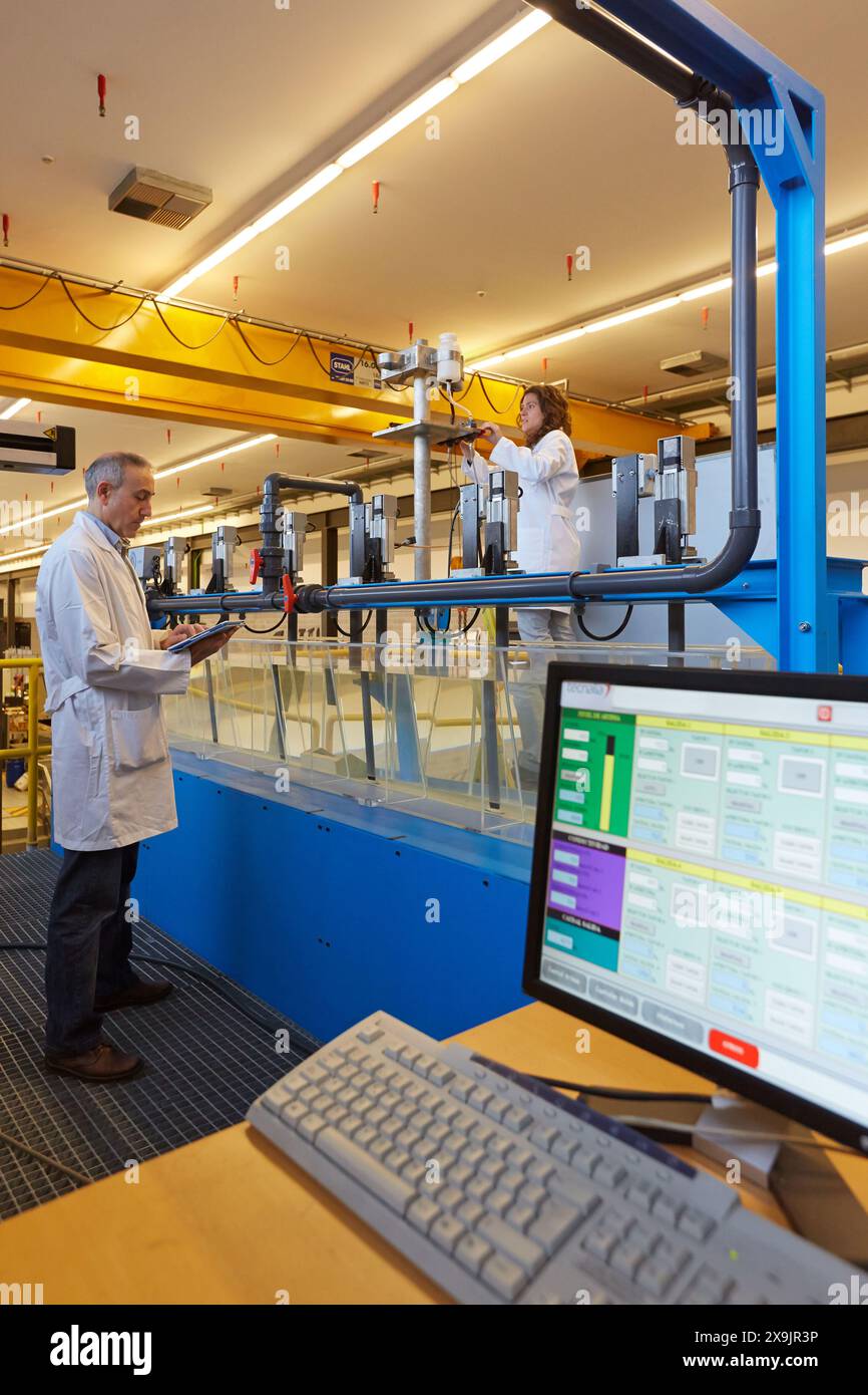 ARTESA water model Scale model to measure fluid through software CFD ...