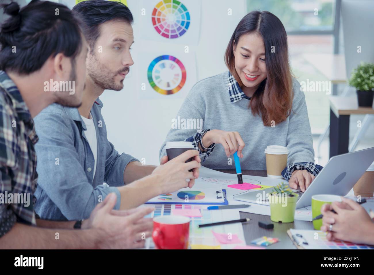 Diversity Creative Design Collaboration Team Meeting Communication with ...
