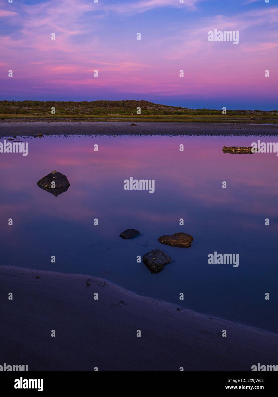 Serene peaceful sunset casts hi-res stock photography and images - Alamy