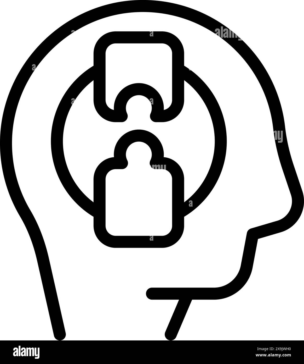 Raising awareness for mental health, iconic puzzle piece brain ...
