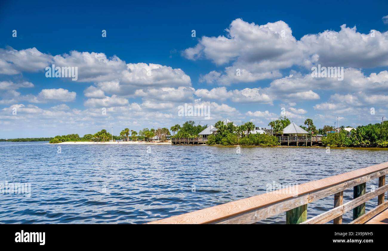 Beach at Port Charlotte Beach Park in Port Charlotte Florida USA Stock ... Beach at Port Charlotte Beach Park in Port Charlotte Florida USA Stock ...