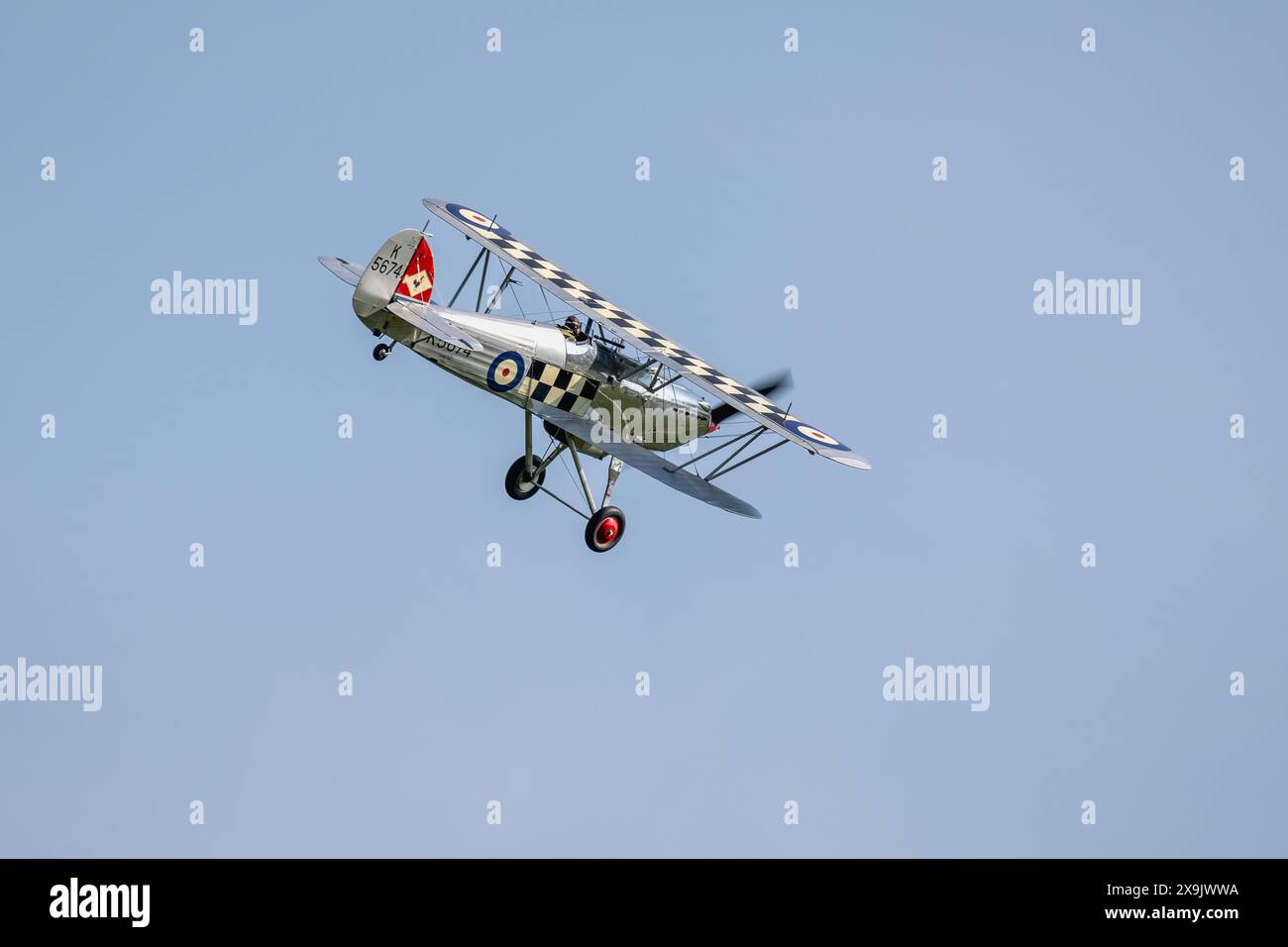 Historic Aircraft Collection - 1931 Hawker Fury Mk1, airborne at the ...