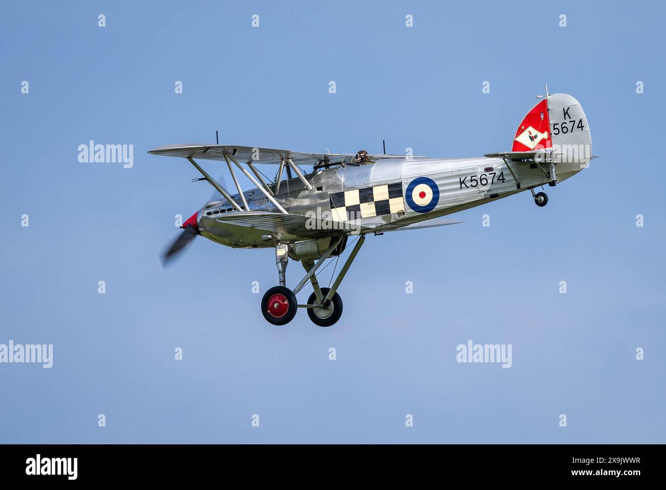 Historic Aircraft Collection - 1931 Hawker Fury Mk1, airborne at the ...